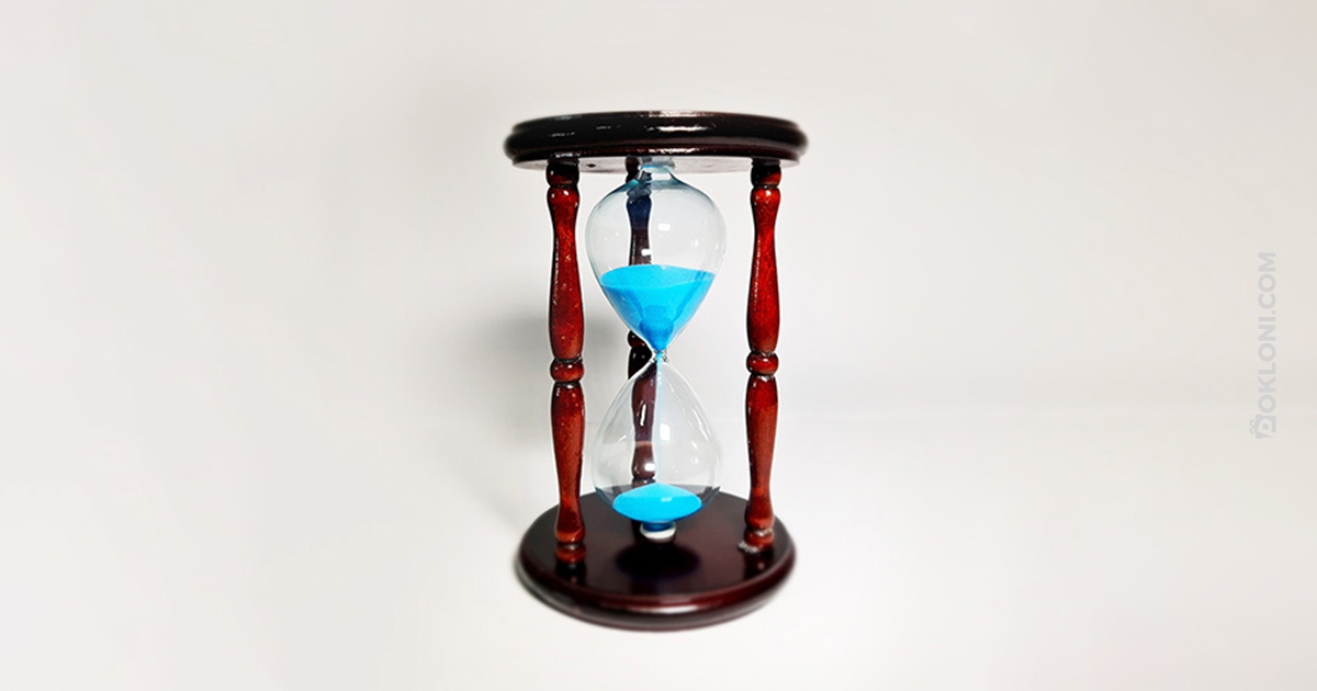 Veliki Peščani Sat - Plava | Pokloni.COM