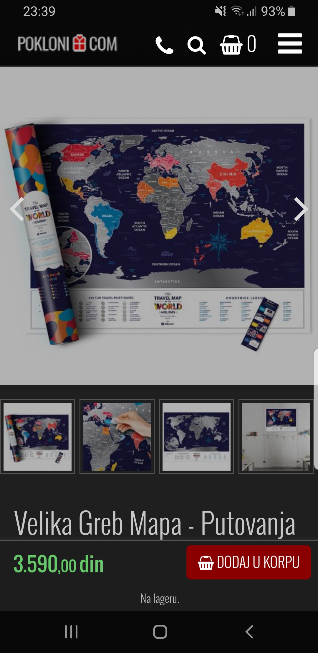 Velika Greb Mapa - Putovanja | Pokloni.COM